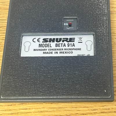Shure BETA 91A Boundary Condenser Microphone 2010 - Present - | Reverb