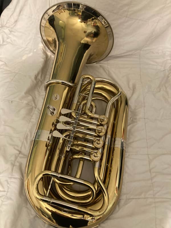 Cerveny CBB 686 4-Valve 4/4 BBb Tuba Very Good Condition | Reverb