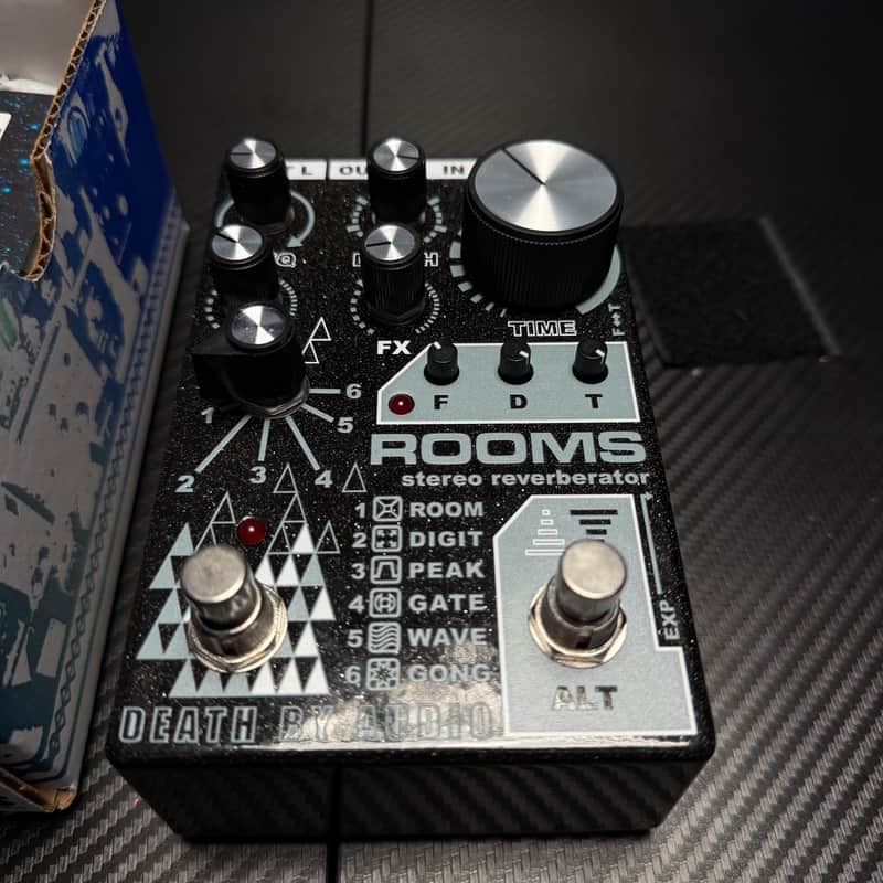 Death By Audio Rooms Stereo Reverb 2020 - Black Sparkle | Reverb