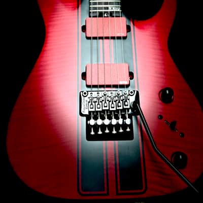 Schecter Banshee 2021 - Satin red with GT racing stripes | Reverb