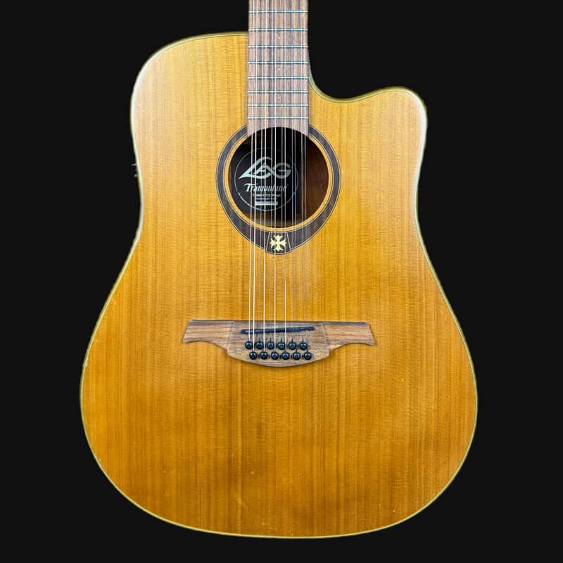 LAG Tramontane T200D12CE Dreadnought 12 String Electric | Reverb