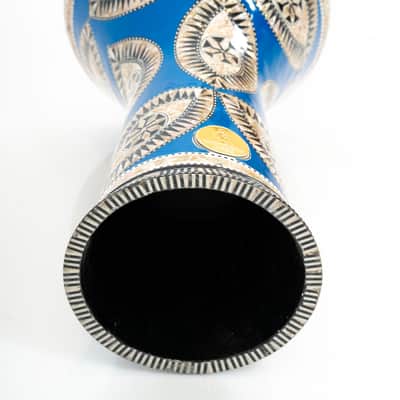 Darbuka Sombaty PRO Blue King, Egyptian Handmade Doumbek with | Reverb