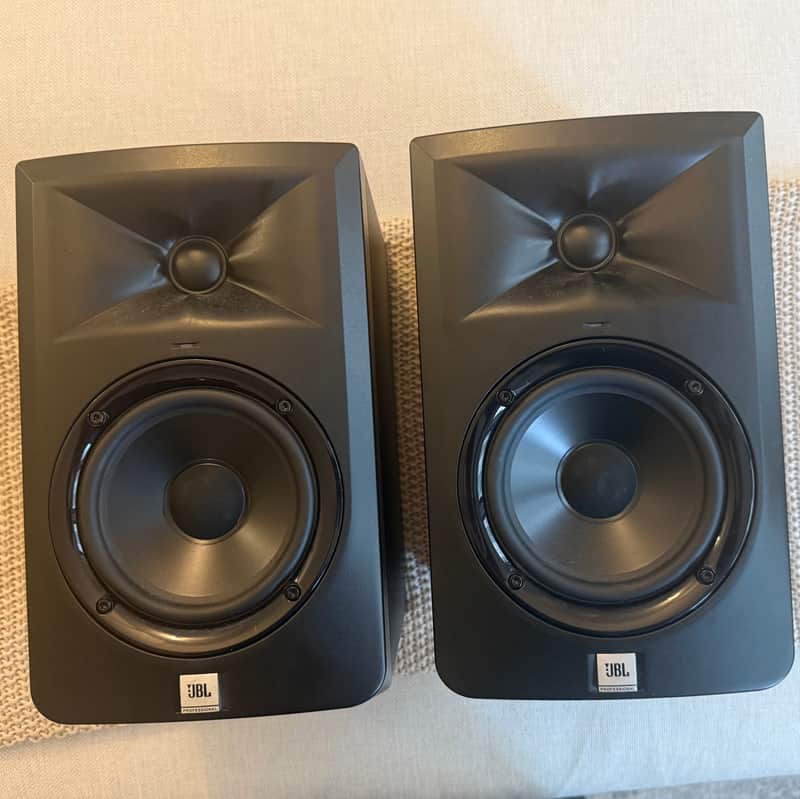 JBL 5" LSR 3 Series Studio Monitors (Pair) 2017 - Black | Reverb