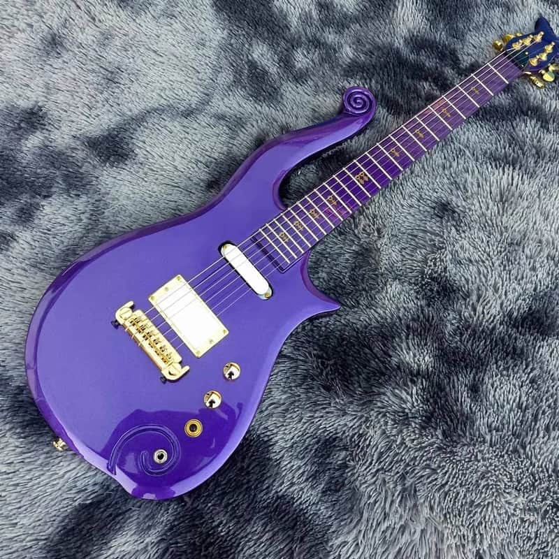 Custom Made Prince Cloud Guitar In Purple Reverb