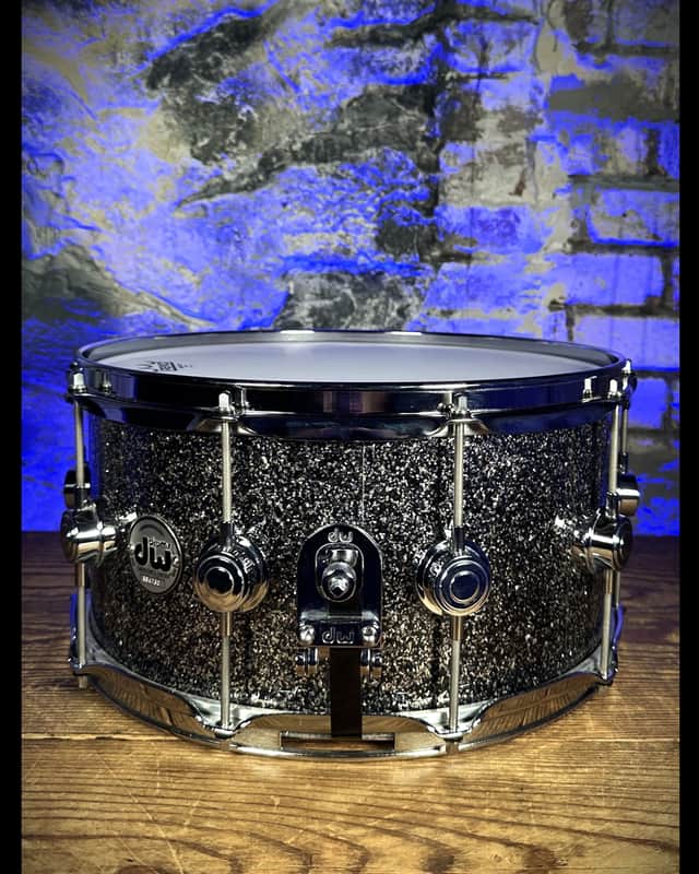 DW 7"x14" Collector's Series Snare Drum - Black Galaxy | Reverb