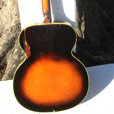 Kay Silvertone Jumbo Body Guitar, 1950's, 17", Project, | Reverb