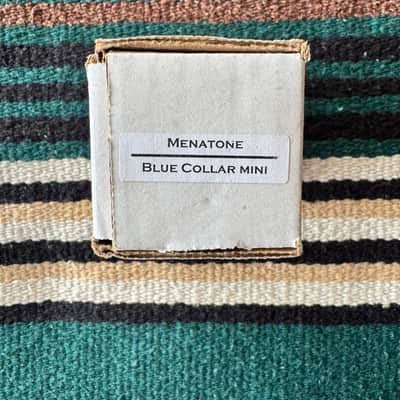 Menatone Blue Collar Mini Overdrive 2020’s - Blue | Reverb