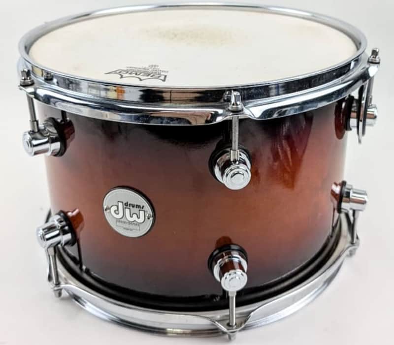 DW DESIGN 12" (dia) RACK TOM TOBACCO BURST-SHIPS FREE TO | Reverb