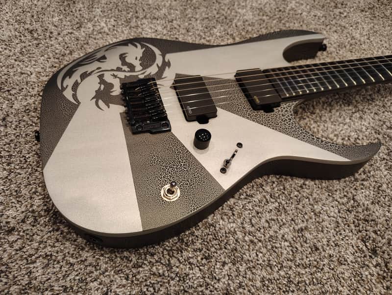 Ibanez RGITFE 2014 -RG JEM Guitar Custom Dragon Crackle Neck | Reverb