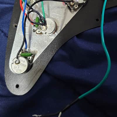 Loaded Pickguards 2pcs.: Squier Standard Double Fat Strat | Reverb