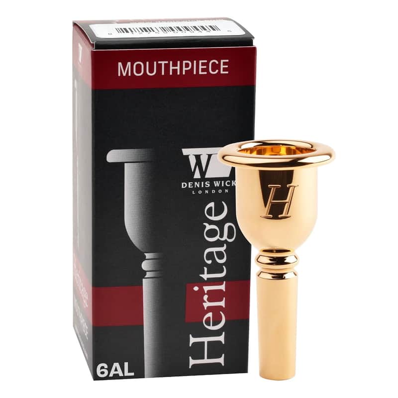 Denis Wick Heritage Trombone Mouthpiece Gold-Plated 3180G-5BS | Reverb