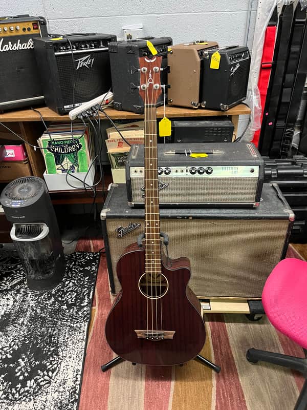 Dean AXS Acoustic-Electric Bass Gloss Natural Model AX EABC | Reverb