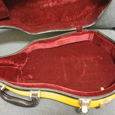 Crossrock Mandolin Fiberglass Hardshell Case - Yellow | Reverb