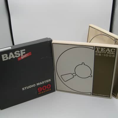 NOS BASF Studio Master 900 MAXIMA 1/2 IN TAPE 2500' Plus 2 | Reverb