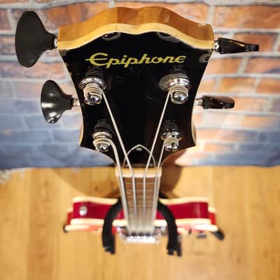 Vintage 1970s Epiphone 5120/E Hollow-Body Short Scale Bass | Reverb