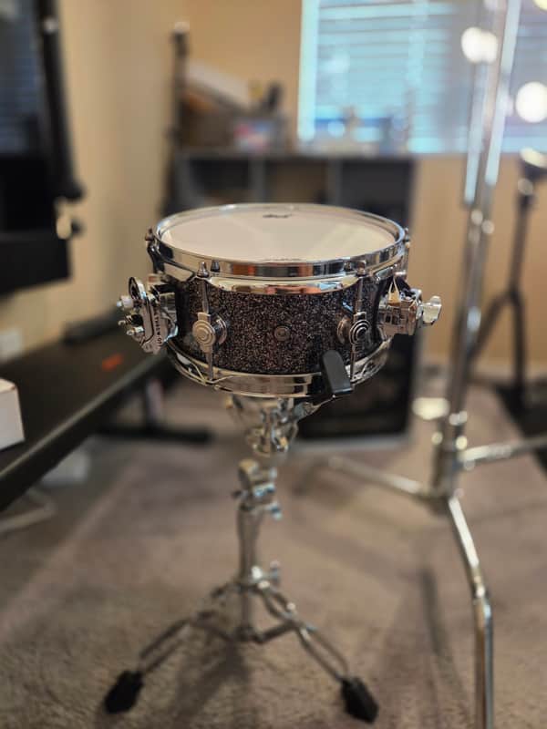 DWe Side Snare with DW Soundworks included Galaxy Black. | Reverb