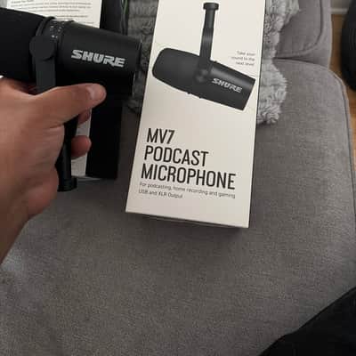 Brand new Shure MV7 Dynamic USB Podcast Microphone 2020 - | Reverb