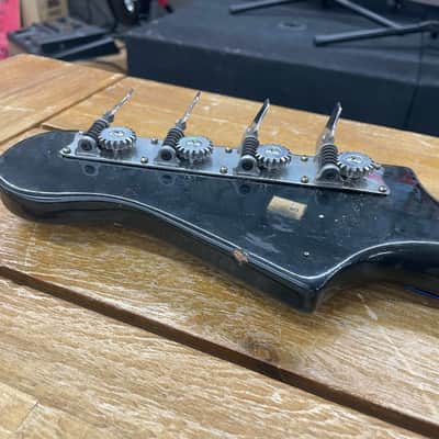Kent Vintage Electric Bass - Redburst w/ Chipboard Case | Reverb