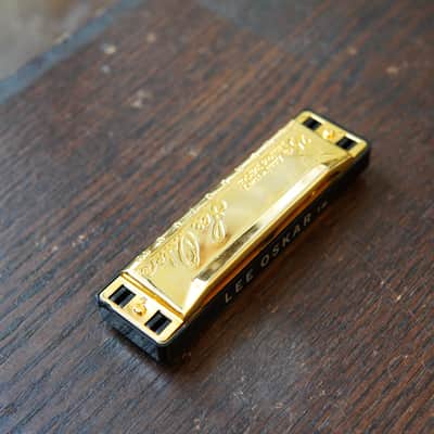 Lee Oskar Japan 25th Anniversary C Major Diatonic Gold | Reverb