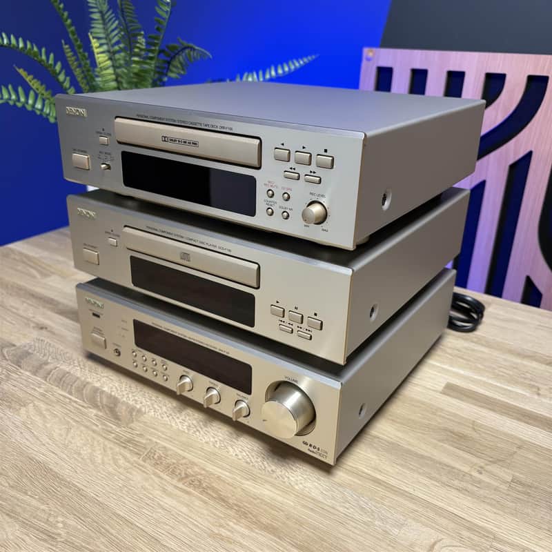 Denon DCD-F100, DRR-F100, DRA-F100 Stack System | Reverb