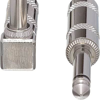 Hosa - GTR-518R - Tweed Mono 1/4" Male to 1/4" Angled Male | Reverb