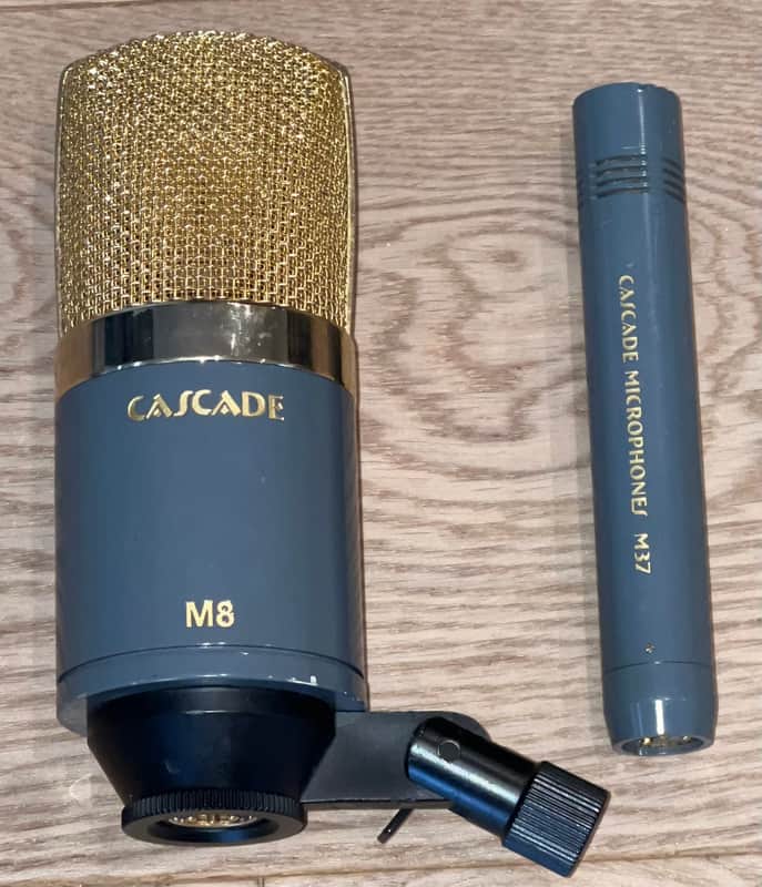 Cascade M8 & M37 Condenser Microphone Set: Large Diaphragm | Reverb
