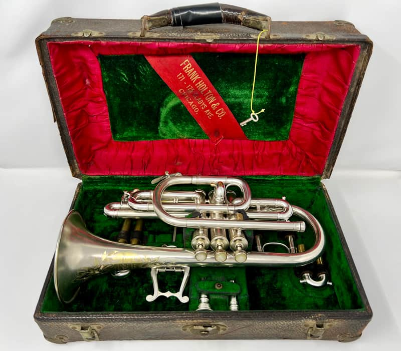 Frank Holton & Co. New Proportion (Short Model) Bb/A Cornet & | Reverb