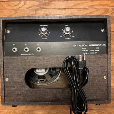 Vintage 1960s Kay USA Model 703 Tube Guitar Amplifier | Reverb