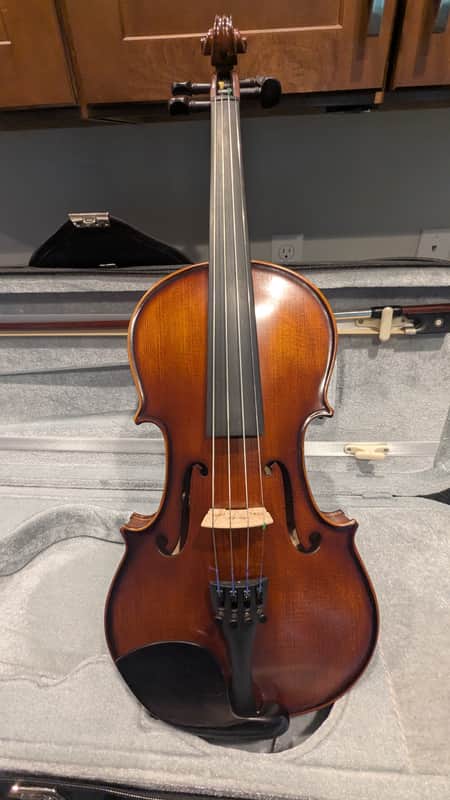 Bunnel Pupil Violin Outfit 4/4 Full Size - Carrying Case and | Reverb