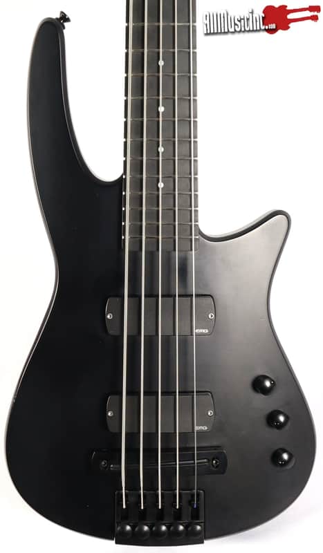 NS Design NXT5a Radius Black Satin Electric Bass Guitar w/ | Reverb