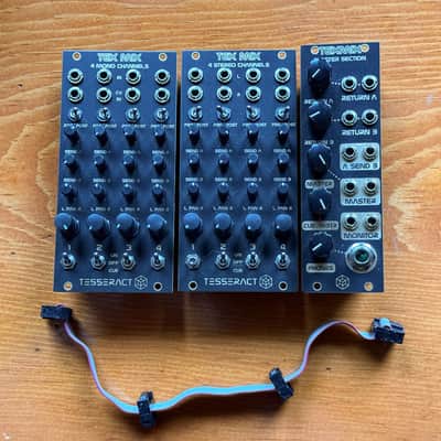 Tesseract Tex Mix mixer - Master Section + 4 Mono + 4 Stereo | Reverb