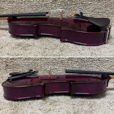Ventura Violin VLN-2PUR 4/4 Purple w/ Case & Bow | Reverb