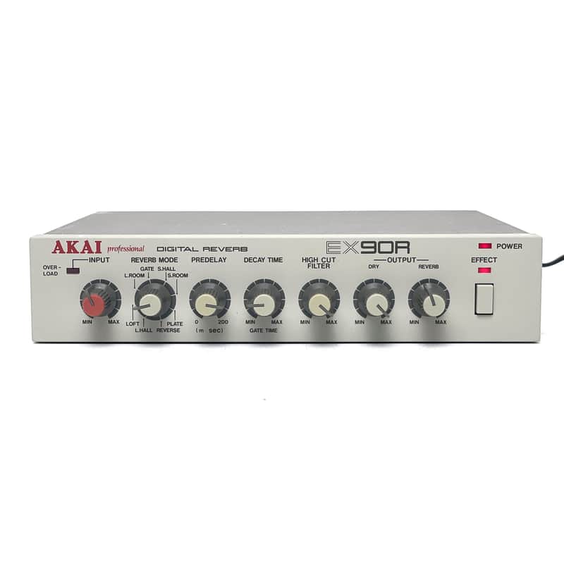 Akai EX90R Reverb Half Rack w/ Universal power supply Vintage | Reverb