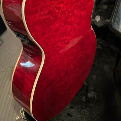 DBZ The Solace TSCSQM TR Left Handed Acoustic-Electric Guitar | Reverb