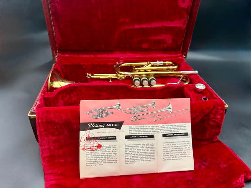 1956 Blessing Artist Cornet – Elkhart, Indiana – Vintage | Reverb