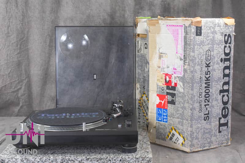 Technics SL-1200MK5 Black Direct Drive DJ Turntable in Vey | Reverb