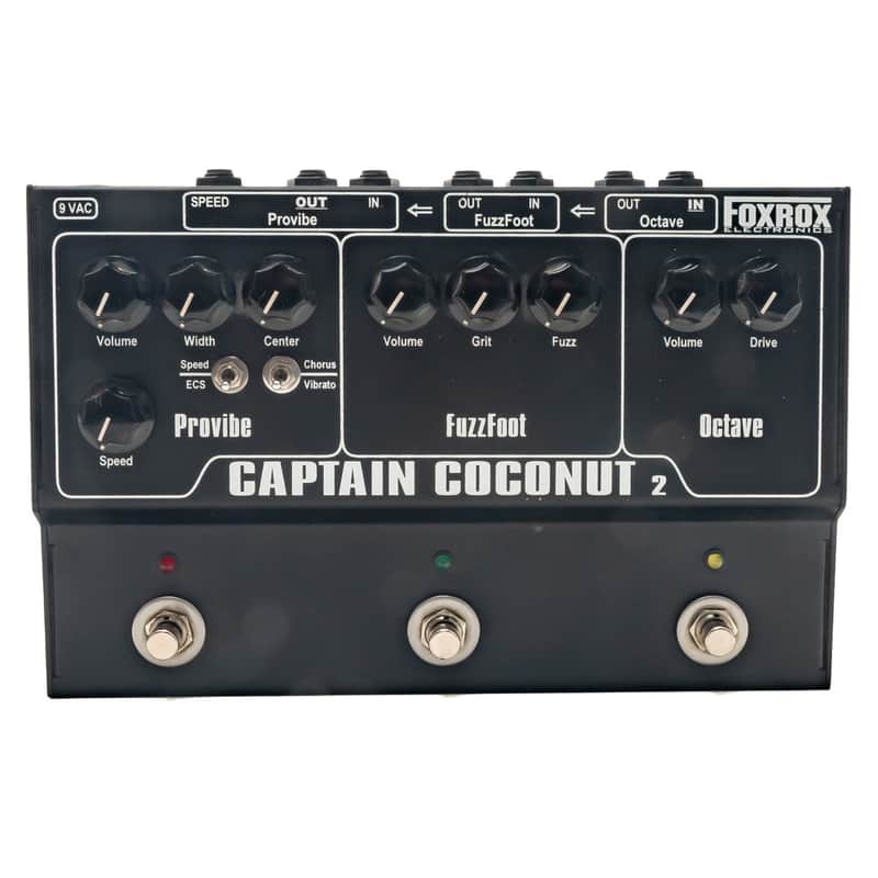 Foxrox - Captain Coconut 2 - Guitar Octave Fuzz And Vibe | Reverb