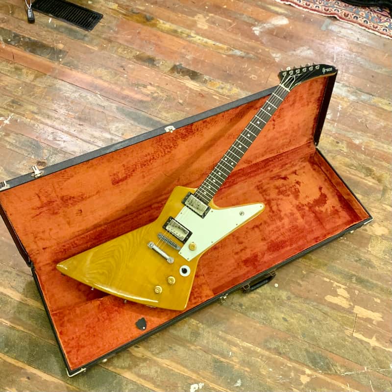 Greco Explorer EX800 1978 Natural Korina original vintage | Reverb UK