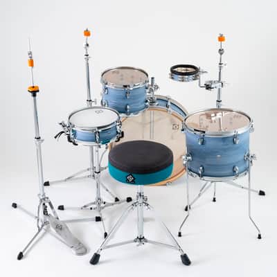 Dixon Little Roomer 5-Piece Drum Shell Pack, Cerulean Frost | Reverb