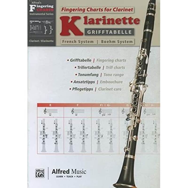 Grifftabelle Klarinette Boehm System / Fingering | Reverb España