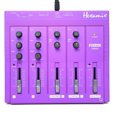 [deadstock mint] Fostex MN06 Hexamix w/Power supply & Box | Reverb