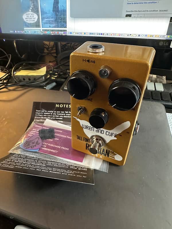 Wren and Cuff Tall Font Russian 2025 - Gold | Reverb