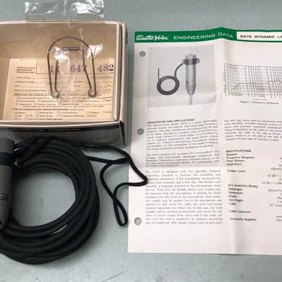 Electro-Voice EV 647AL Omnidirectional Dynamic Lavalier | Reverb