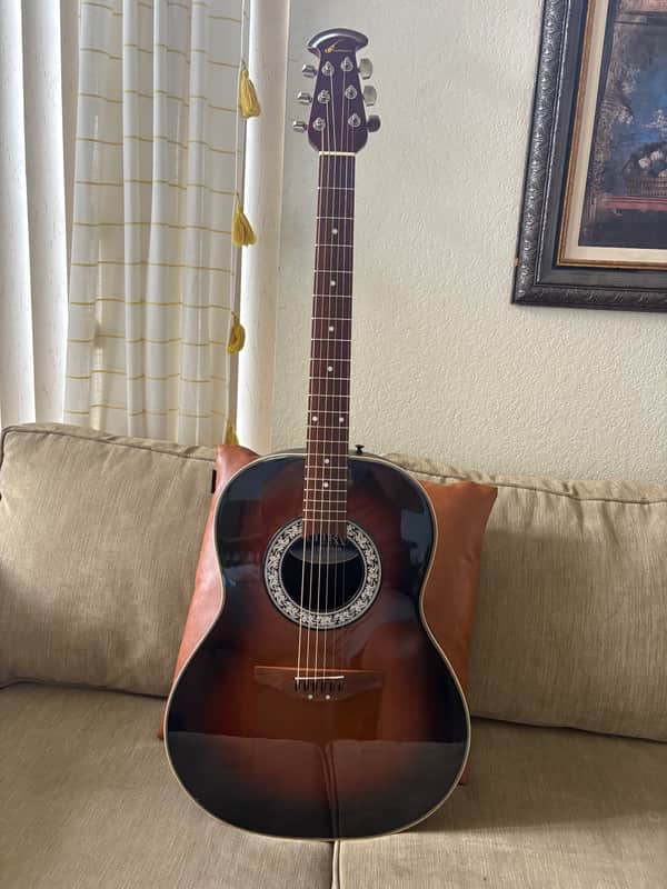 Ovation Ultra series Model 1312 1980s Made in USA - Sunburst | Reverb
