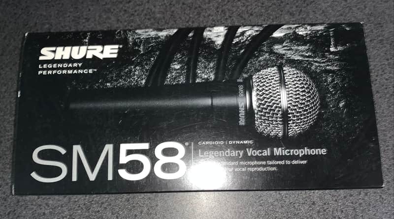 Shure SM58 with on off switch Cardioid Dynamic Microphone on | Reverb