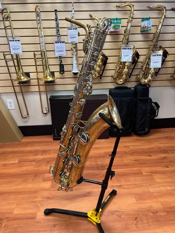 Vintage Conn 12M "Naked Lady" Low Bb Bari Sax - Used | Reverb