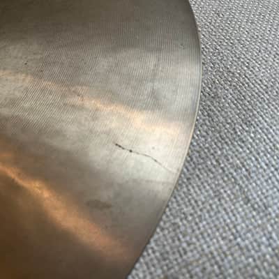 Zildjian 15” K Light hat top, cracked | Reverb