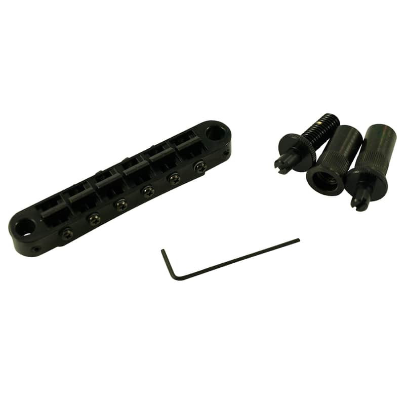 TonePros T3BT-B Metric Tune-O-Matic Bridge With Large Posts | Reverb