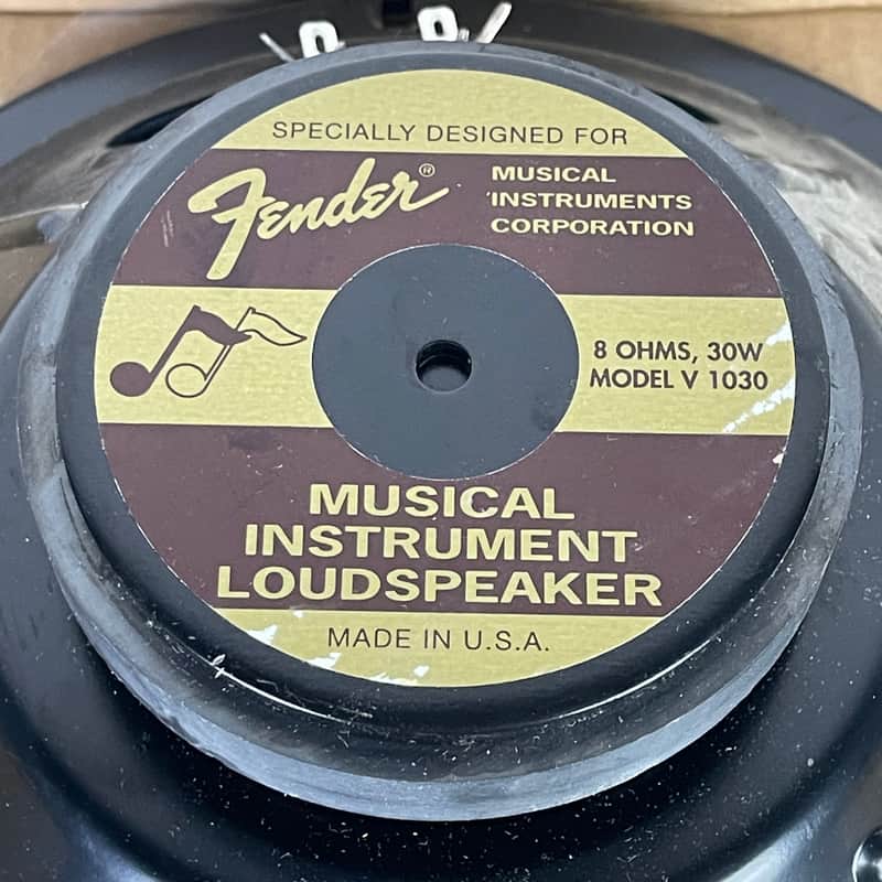 Fender V 1030 Musical Instrument Speaker | Reverb