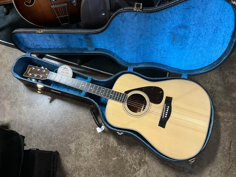 Yamaha FG301 vintage acoustic short scale guitar orange label | Reverb